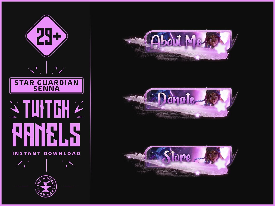 Star Guardian Senna 29 Twitchtv Streamer Graphic Package - Etsy