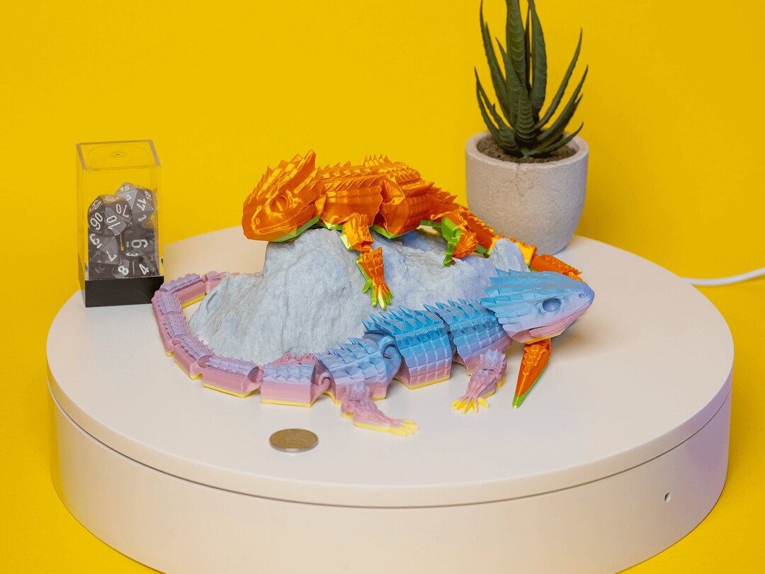 Articulating Skink Lizard Pet - Fidget Toys - Sensory Toys - Fake Pet ...