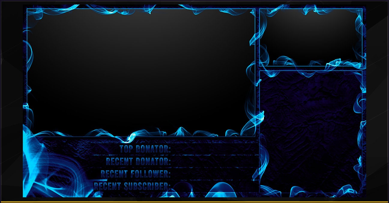 Blaze Fire Themed Twitchtv Streamer Graphic Package Panels - Etsy