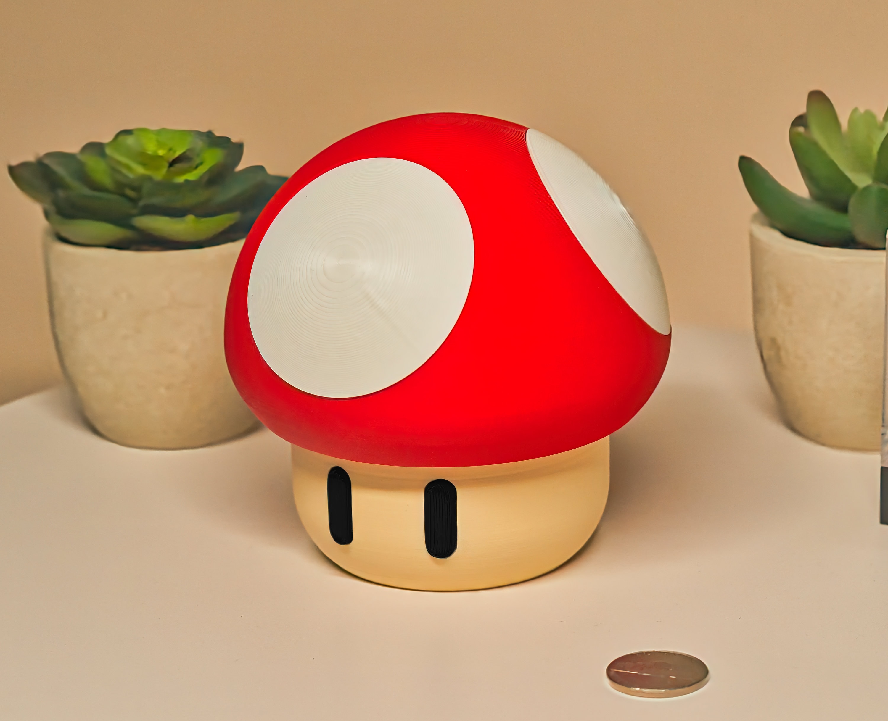 Cute Stashbox - 3D Printed Mushroom Container With Screw Lid - for Him ...
