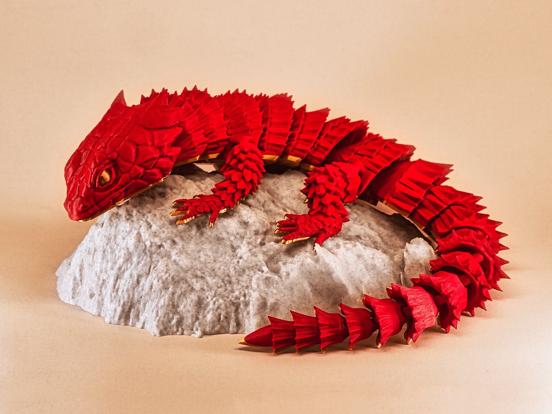 Articulating Spiky Lizard Pet - Fidget Toys - Sensory Toys - Fake Pet ...