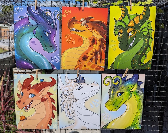 Wof ARC 3 Portraits A5 Prints - Etsy