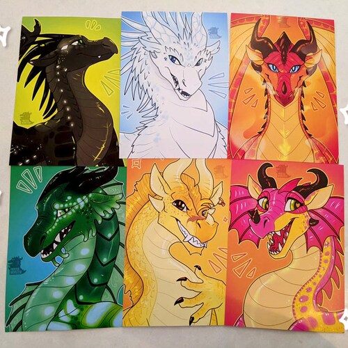 Wof Villains Portraits A5 Prints - Etsy
