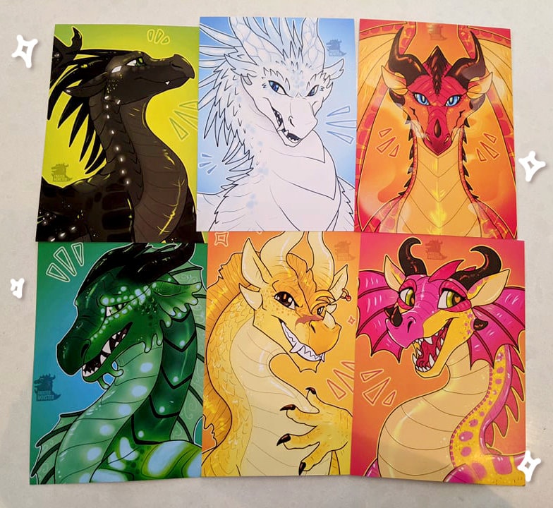 Wof ARC 2 Portraits A5 Prints | Etsy Australia