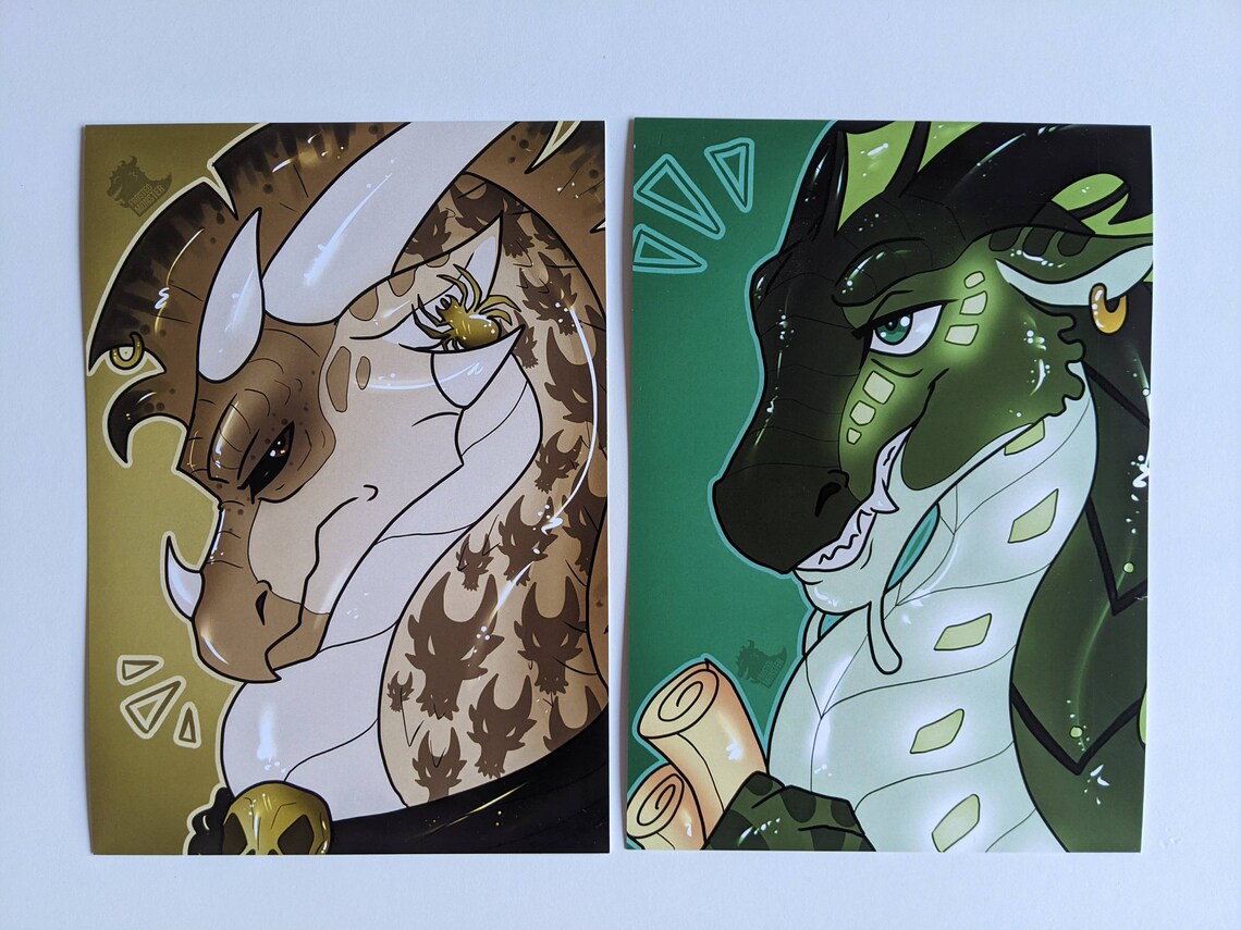 Wof Villains Portraits A5 Prints - Etsy