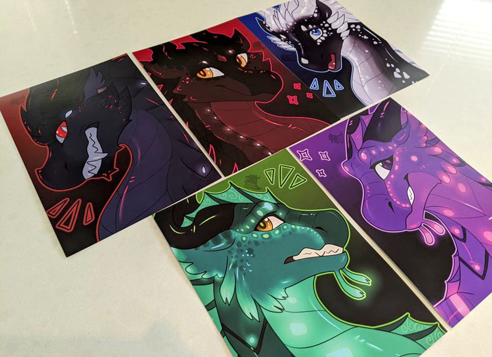 Wof Darkstalker: Legends Portraits A5 Prints - Etsy