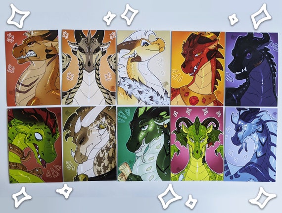 Wof Villains Portraits A5 Prints - Etsy