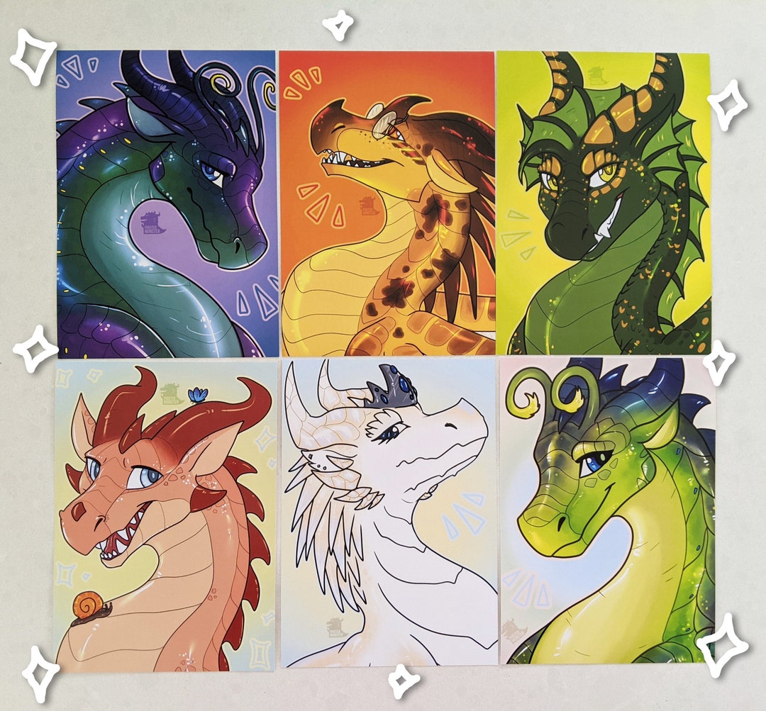 Wof ARC 3 Portraits A5 Prints - Etsy Australia