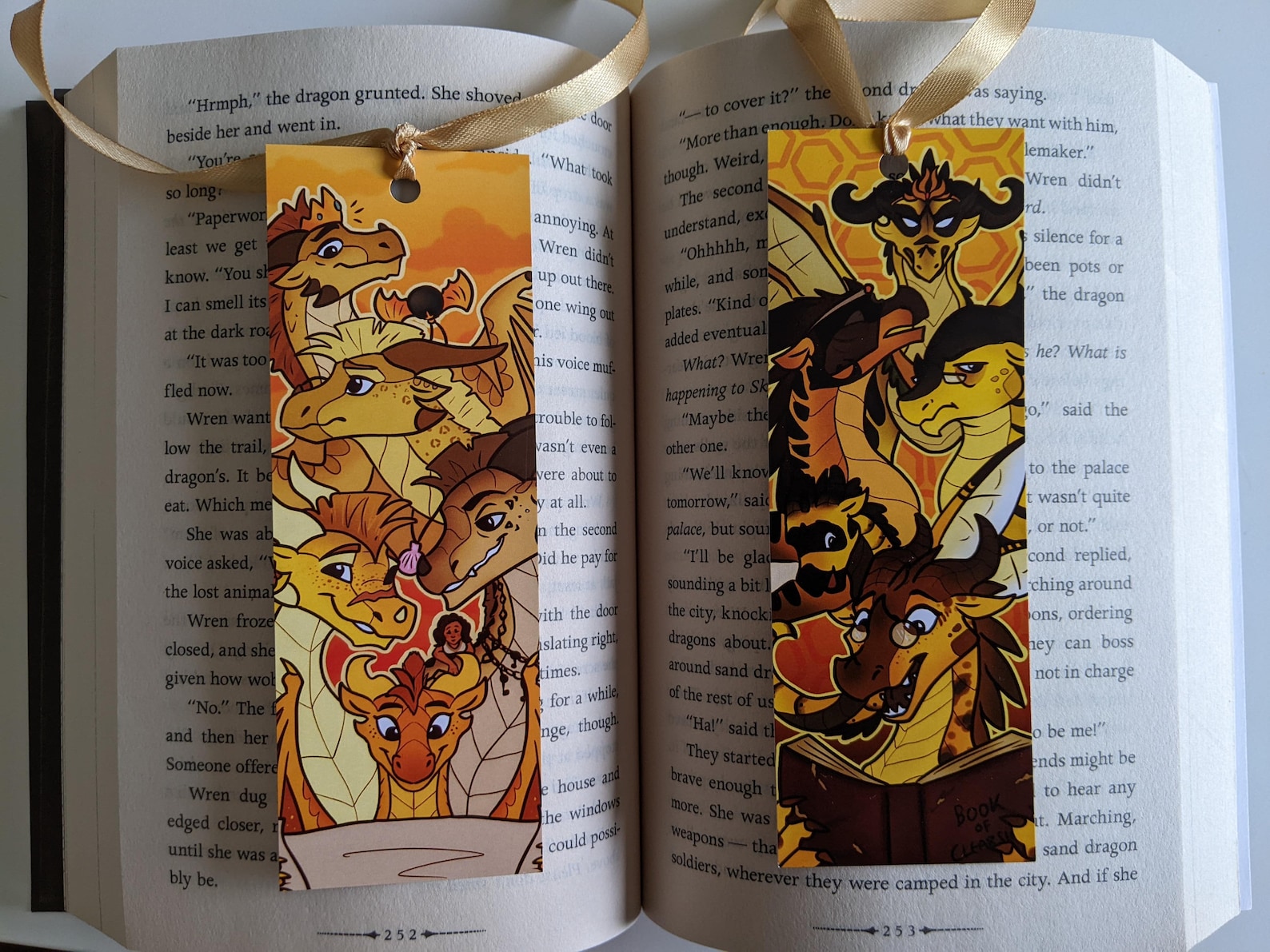 Wings of Fire TRIBE BOOKMARKS - Etsy UK