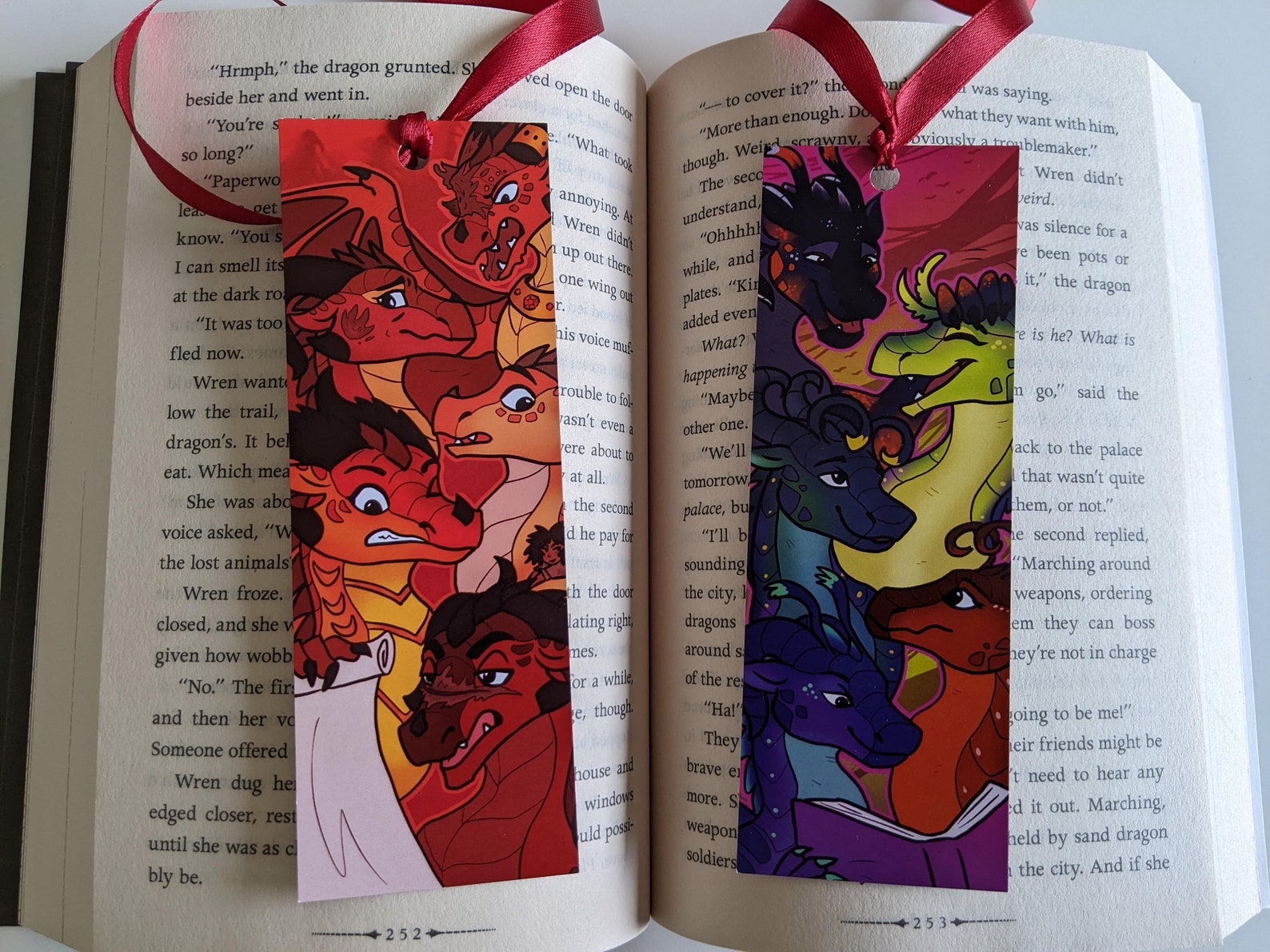 Wings of Fire TRIBE BOOKMARKS - Etsy UK