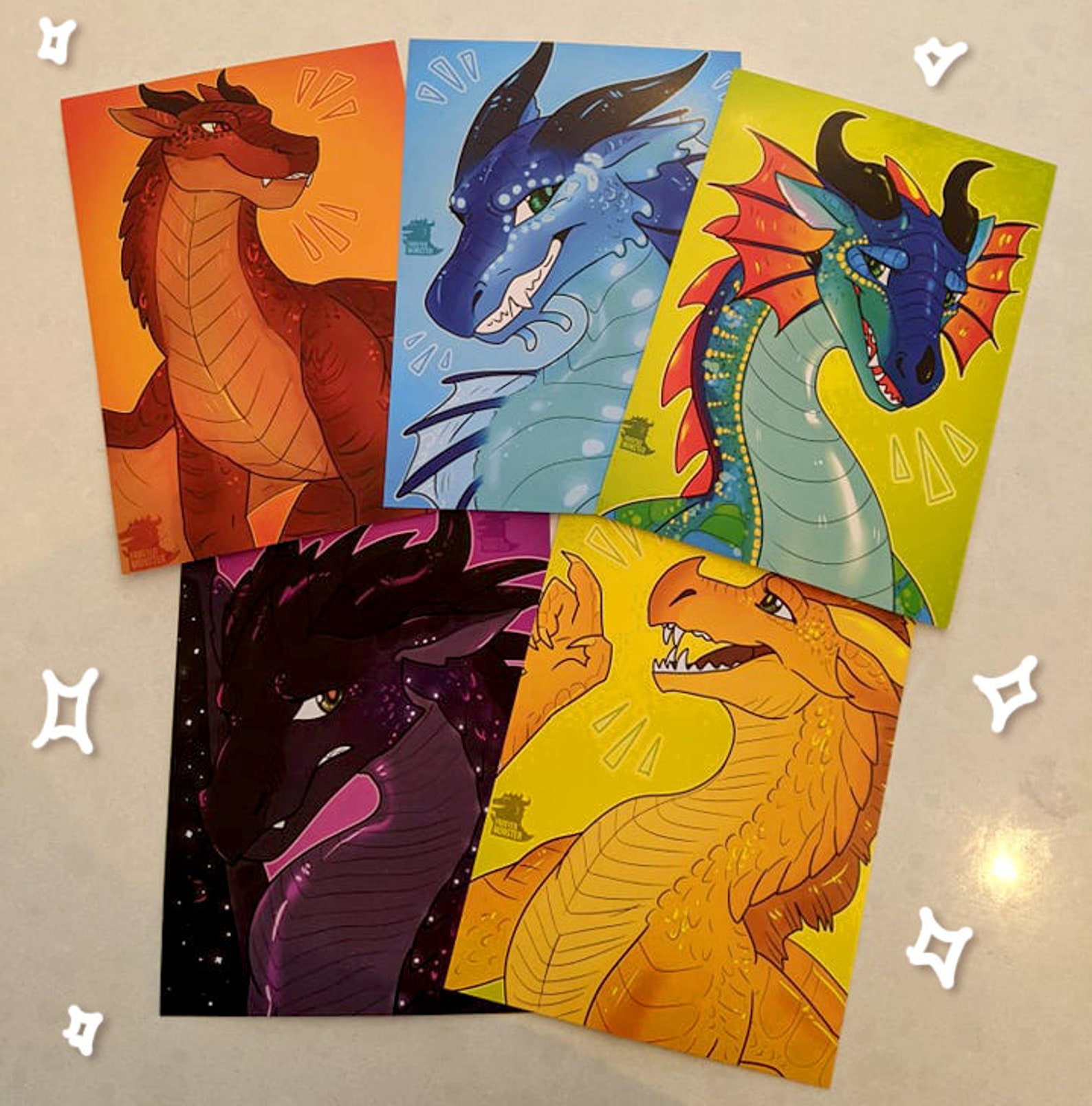 WoF ARC 1 Portraits A5 Prints | Etsy
