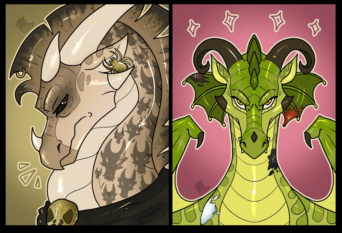 Wof - Villains Portraits [A5 Prints] - Etsy