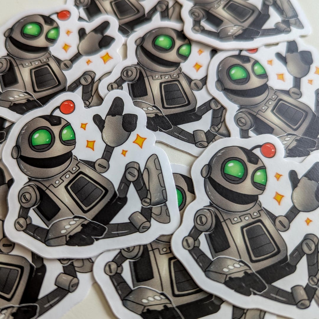 CLANK [sidekick Sticker] - Etsy