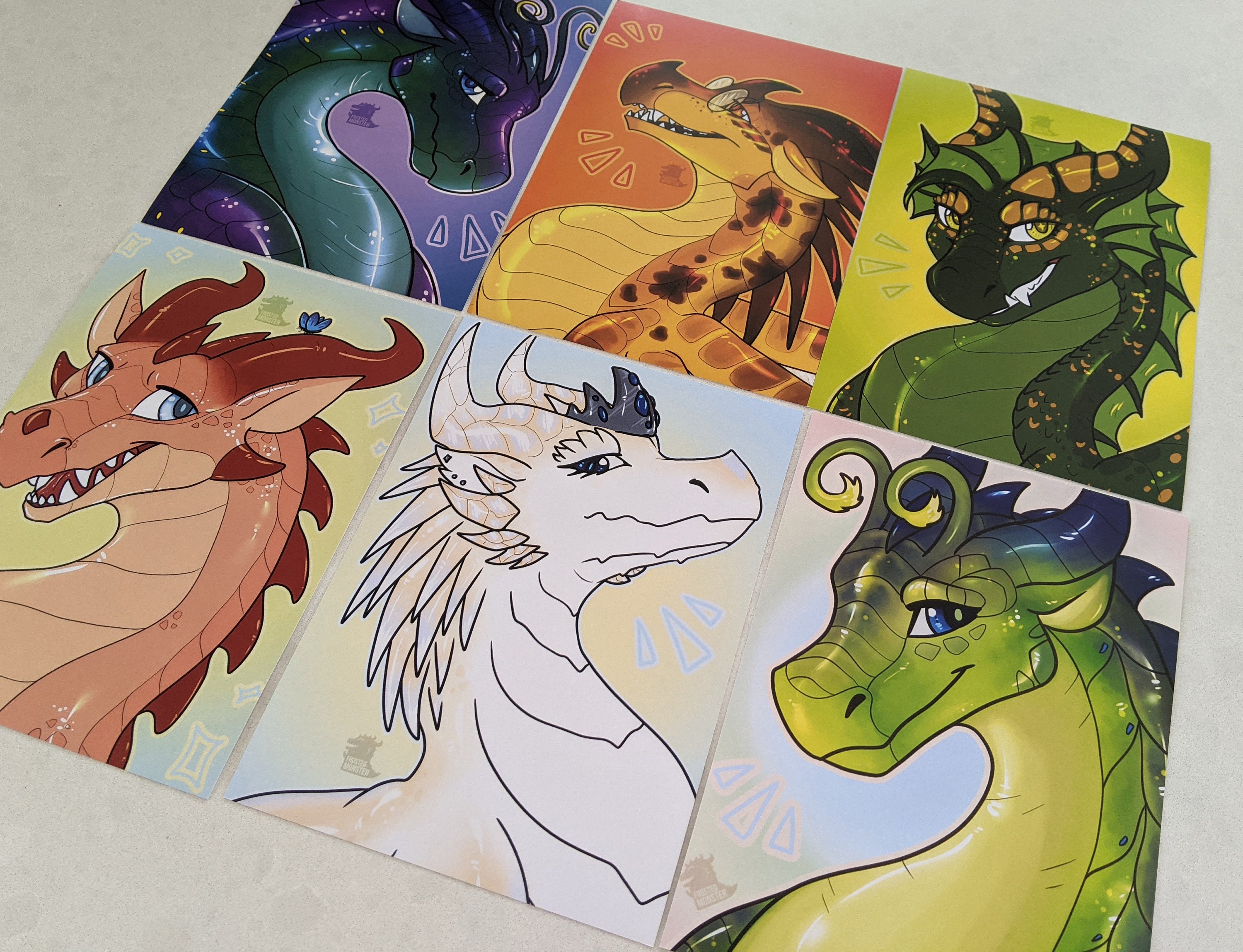 Wof ARC 3 Portraits A5 Prints - Etsy Australia