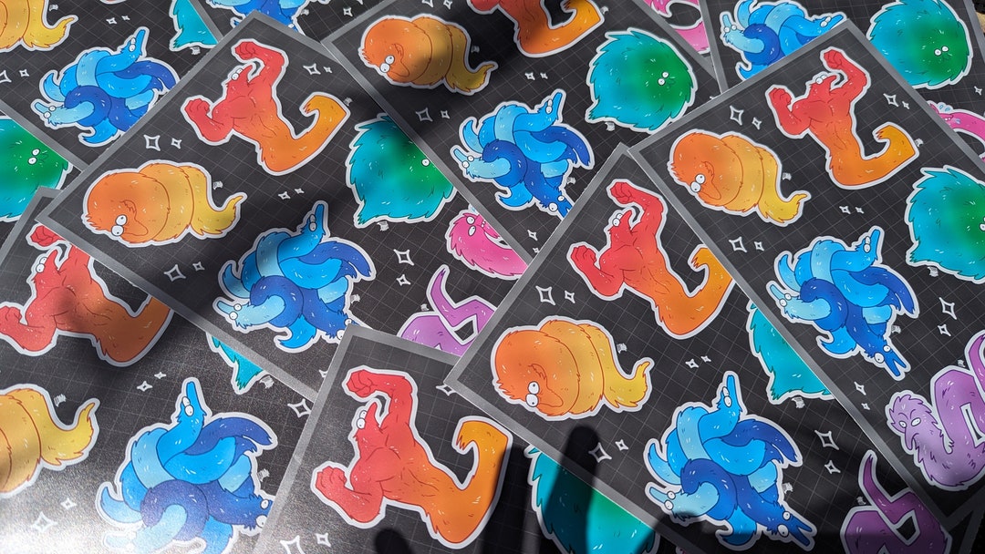 Worms OFF the String [sticker Sheet] - Etsy