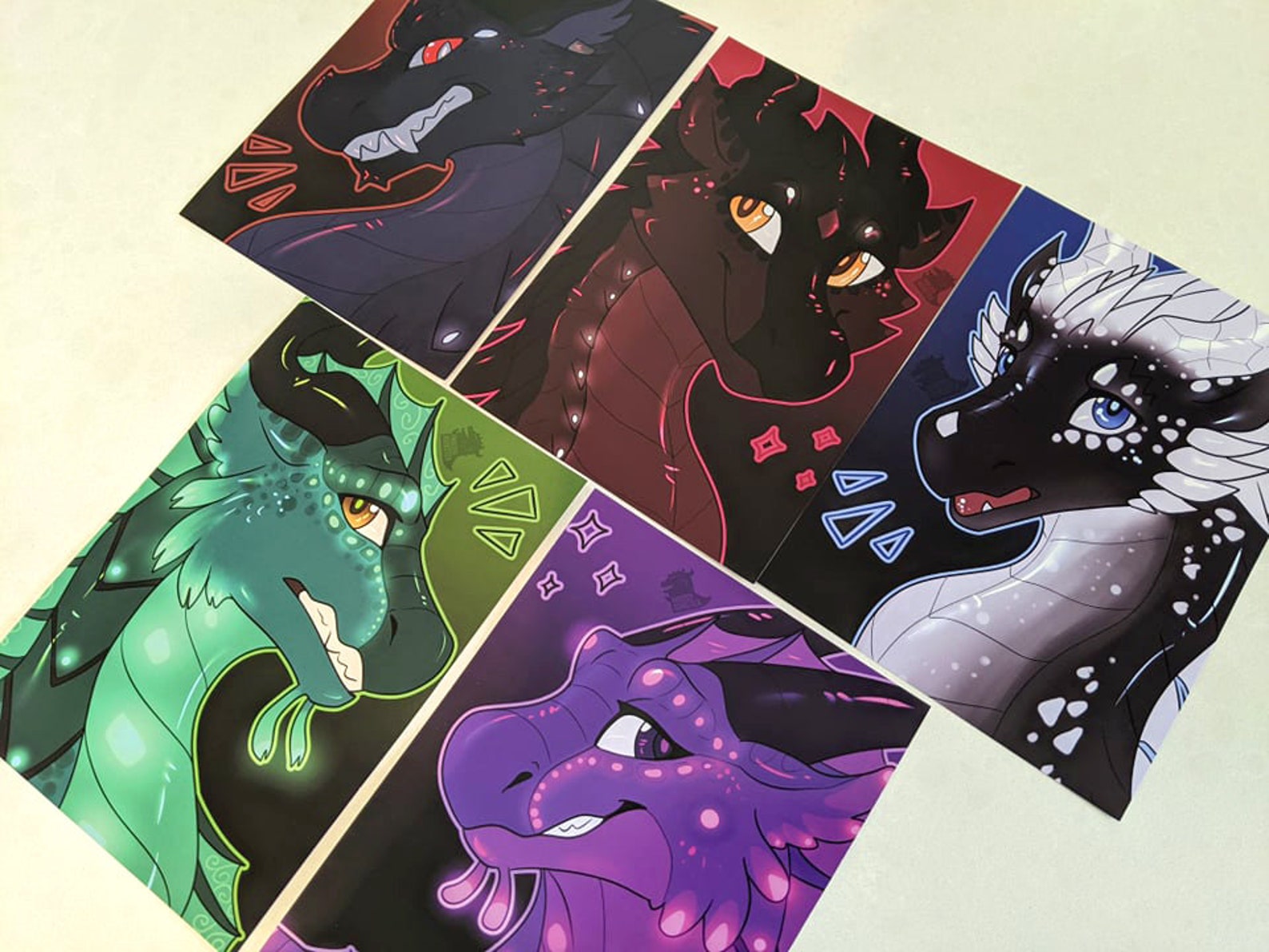 Wof Darkstalker: Legends Portraits A5 Prints - Etsy