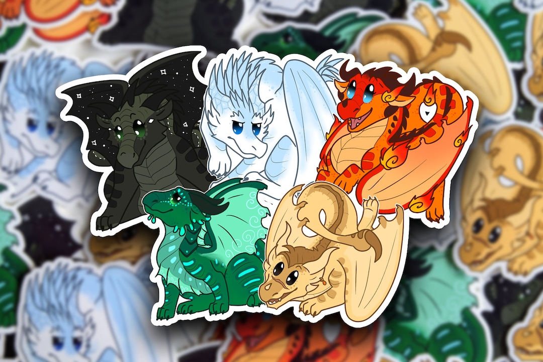 Wof - the Jade Winglet / Arc 2 [stickers] - Etsy