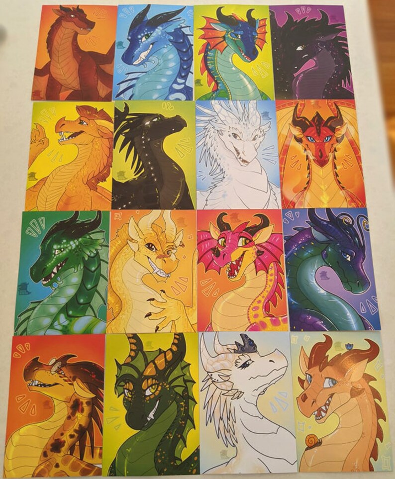 Wof ARC 3 Portraits A5 Prints - Etsy