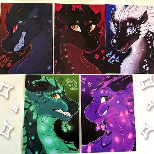 Wof Villains Portraits A5 Prints - Etsy