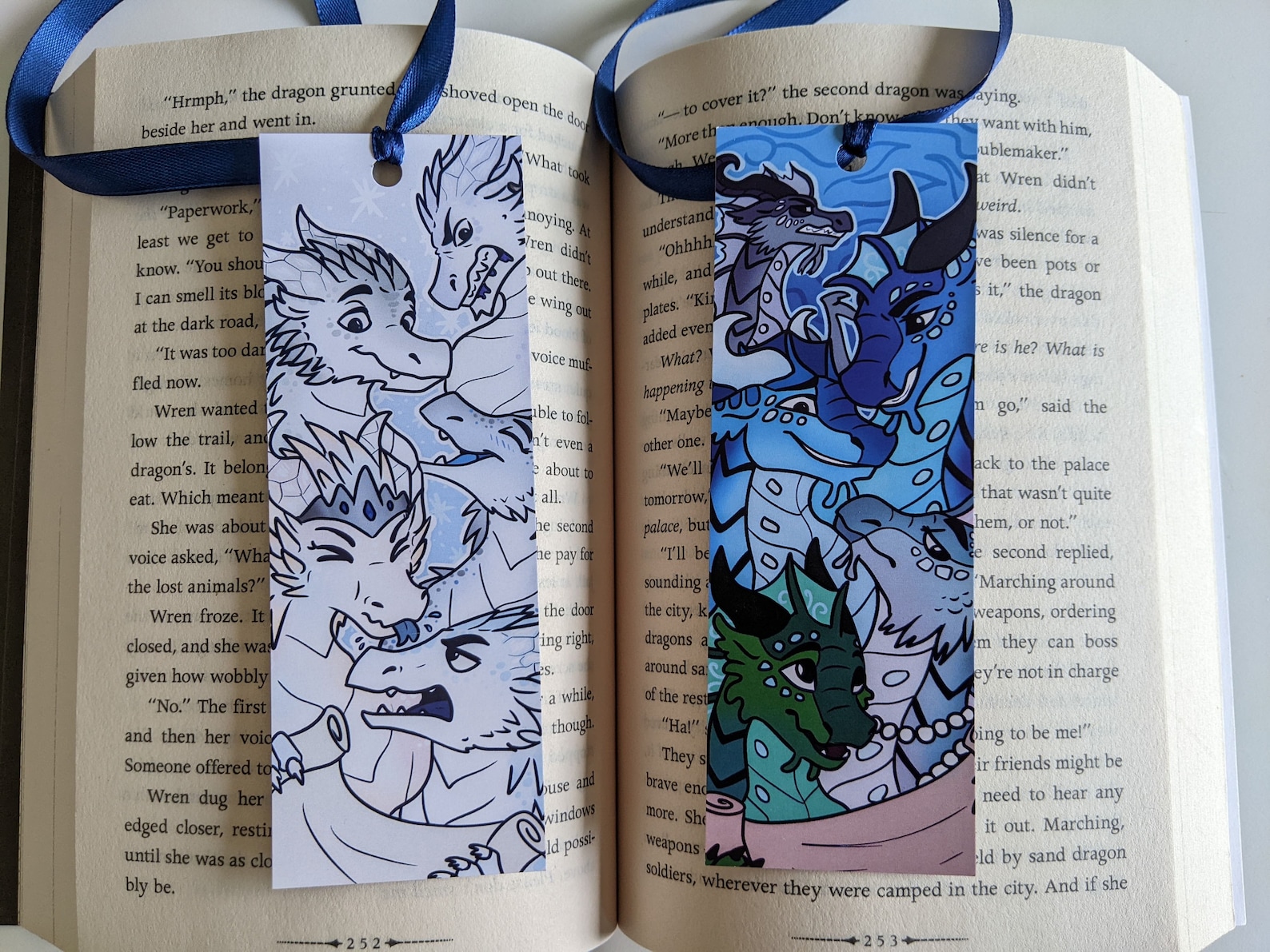 Wings of Fire TRIBE BOOKMARKS - Etsy UK