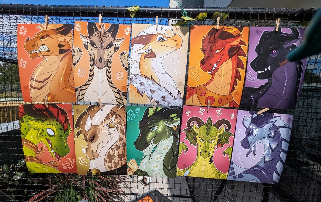 Wof - Villains Portraits [A5 Prints] - Etsy