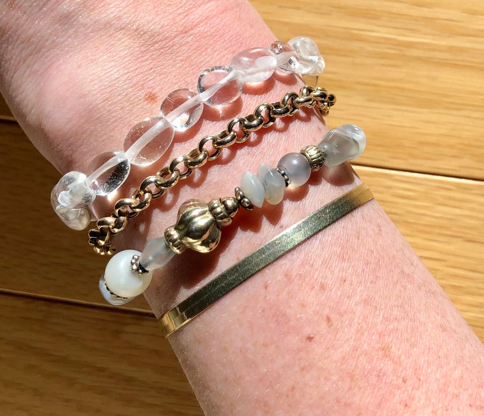 Rock Crystal Bracelet - Etsy