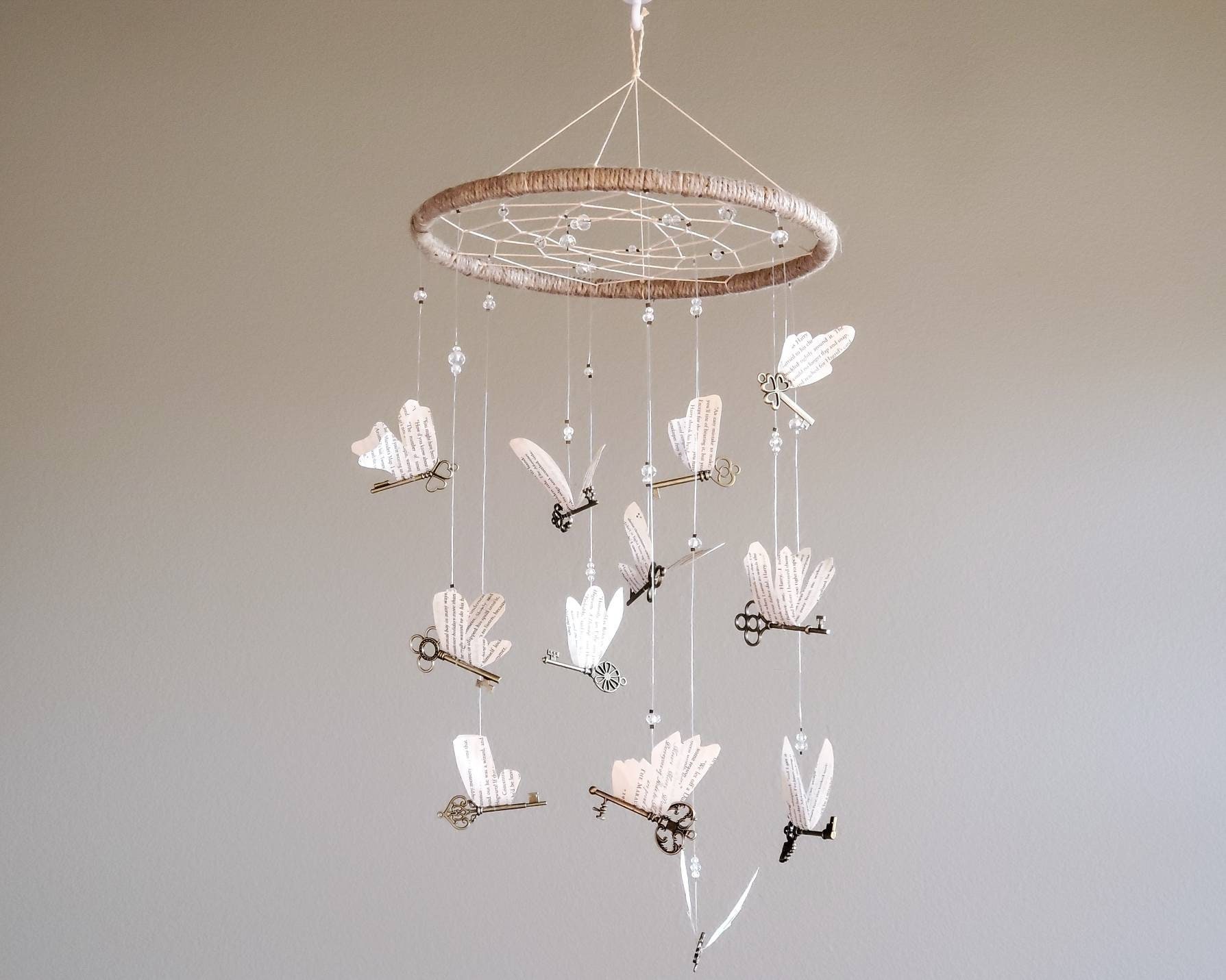 Magical Wizard Alohomora Flying Keys Mobile Baby - Etsy