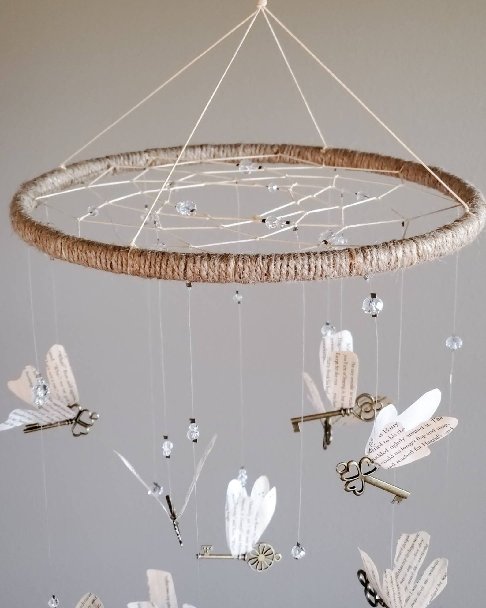 Magical Wizard Alohomora Flying Keys Mobile Baby - Etsy