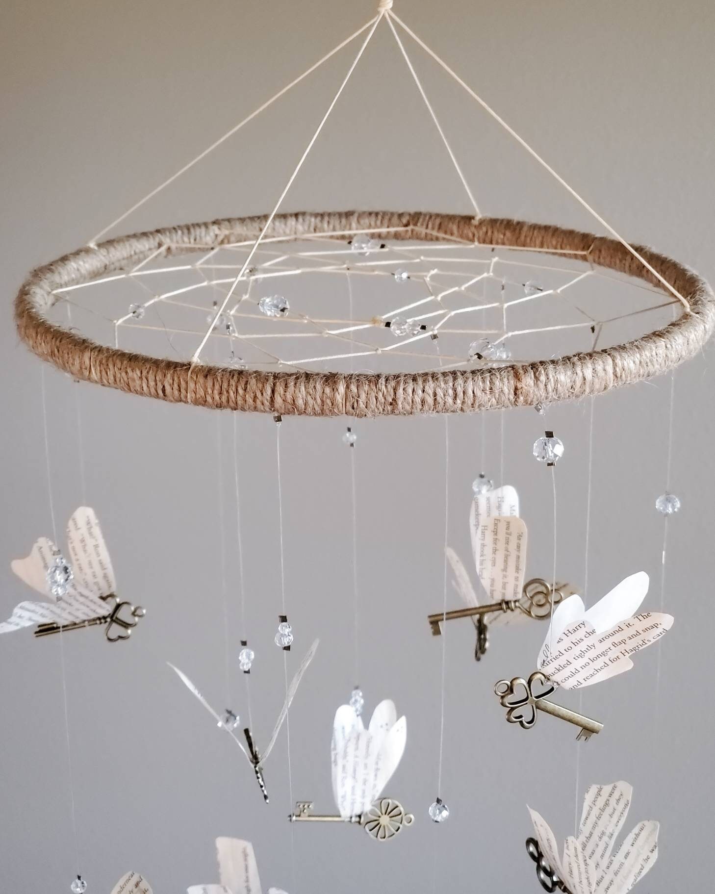 Magical Wizard Alohomora Flying Keys Mobile Baby - Etsy