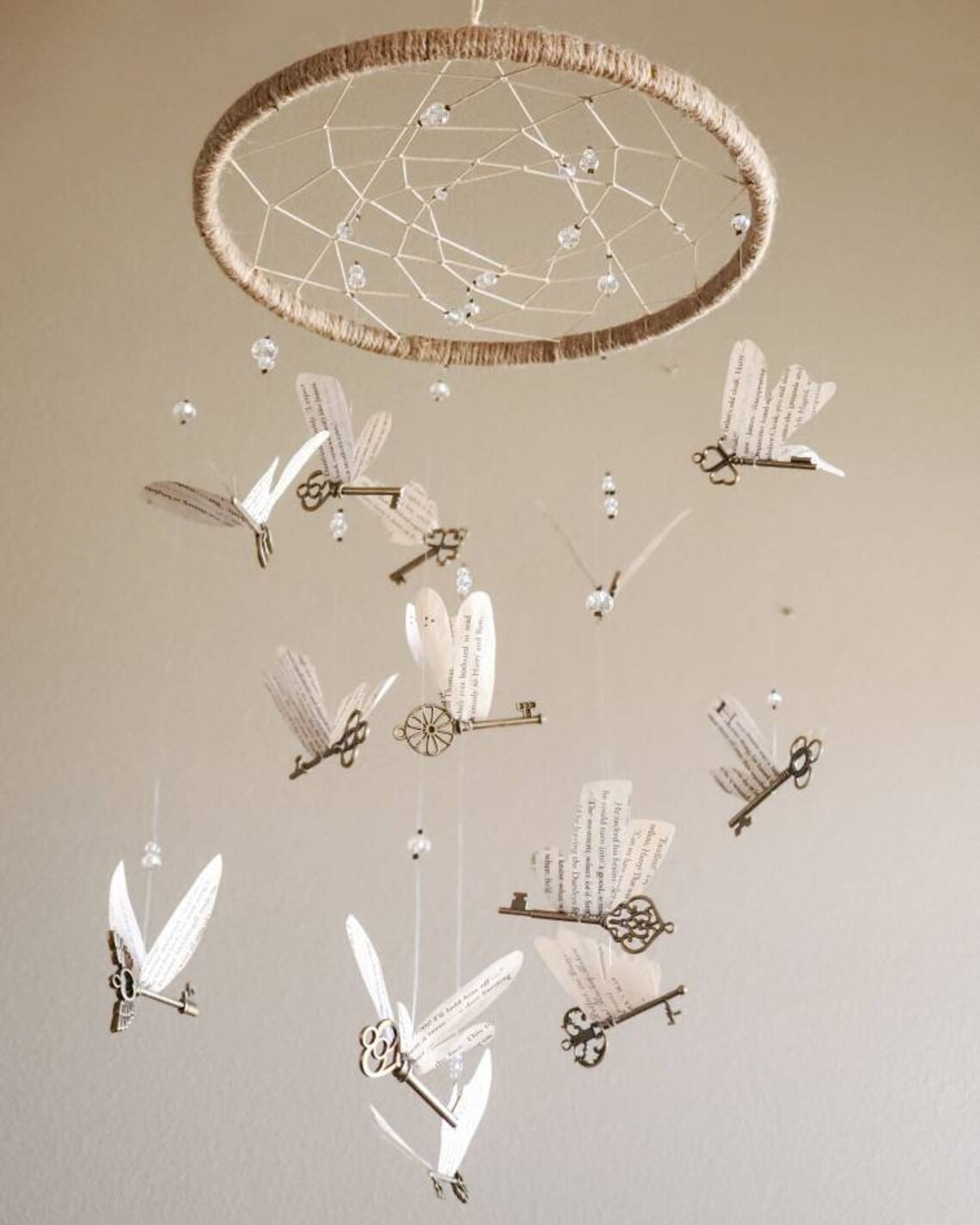 Magical Wizard Alohomora Flying Keys Mobile Baby - Etsy