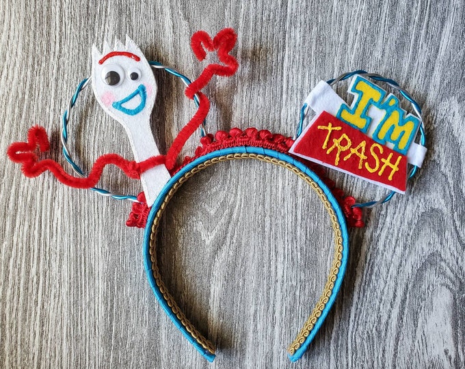 Forky Toy Story 4 Ears Mickey Mouse Baby Toddler Boy Headband - Etsy