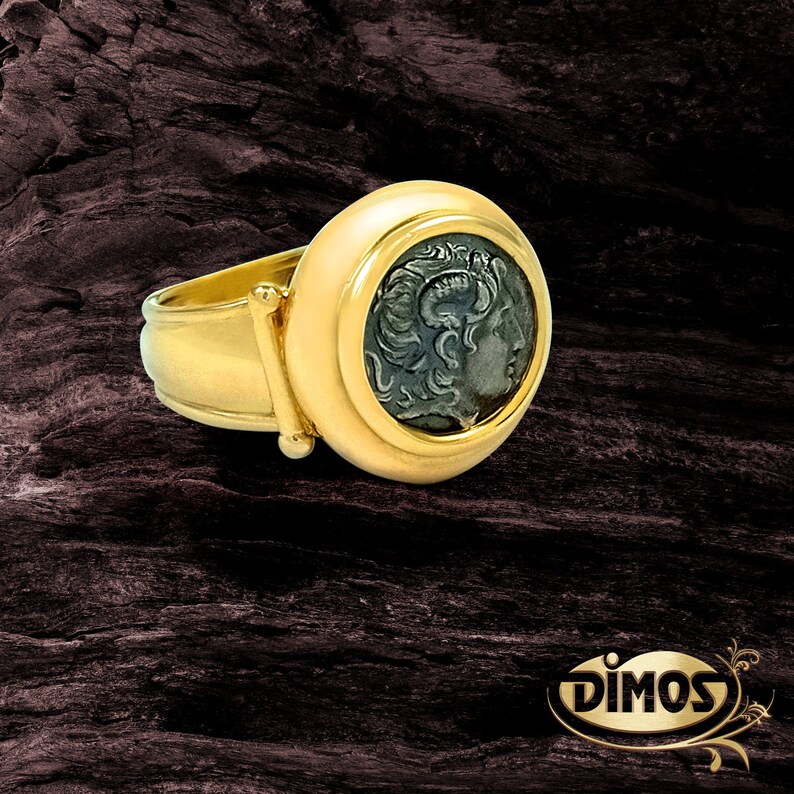 Handmade Alexander the Ring, 14k Gold & Sterling Silver - Etsy UK