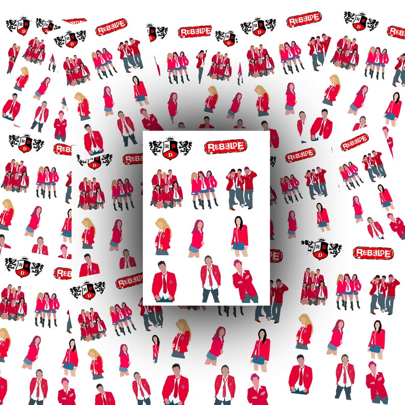 RBD (rebelde) Stickers - Etsy