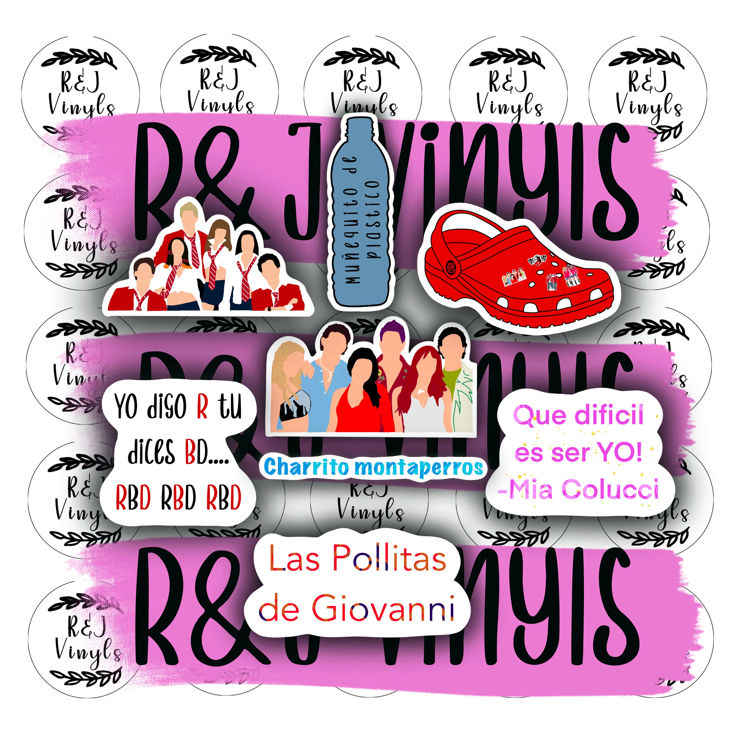 RBD Rebelde Sticker Pack - Etsy