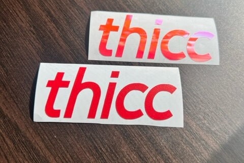 JDM Thicc Vinyl Decal Slap - Etsy