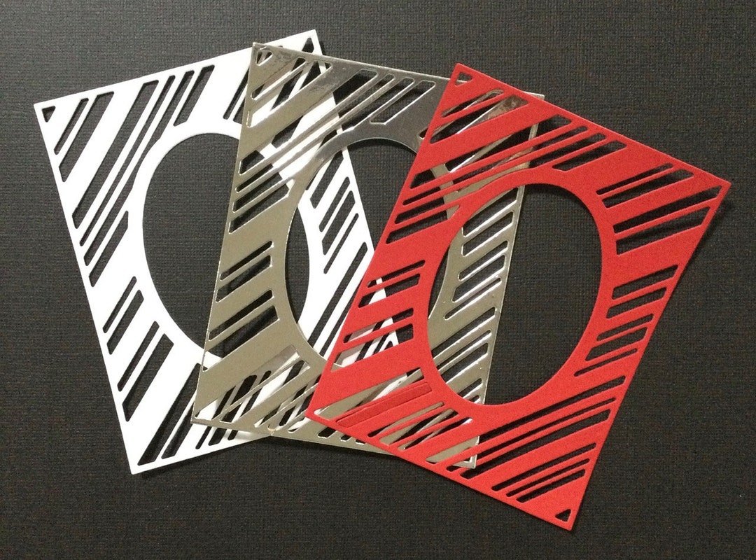 Die Cuts * MINI Card Frame * Mini Card Front * Candy Cane Pattern * 3 ...