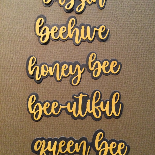 Gold Words - Etsy