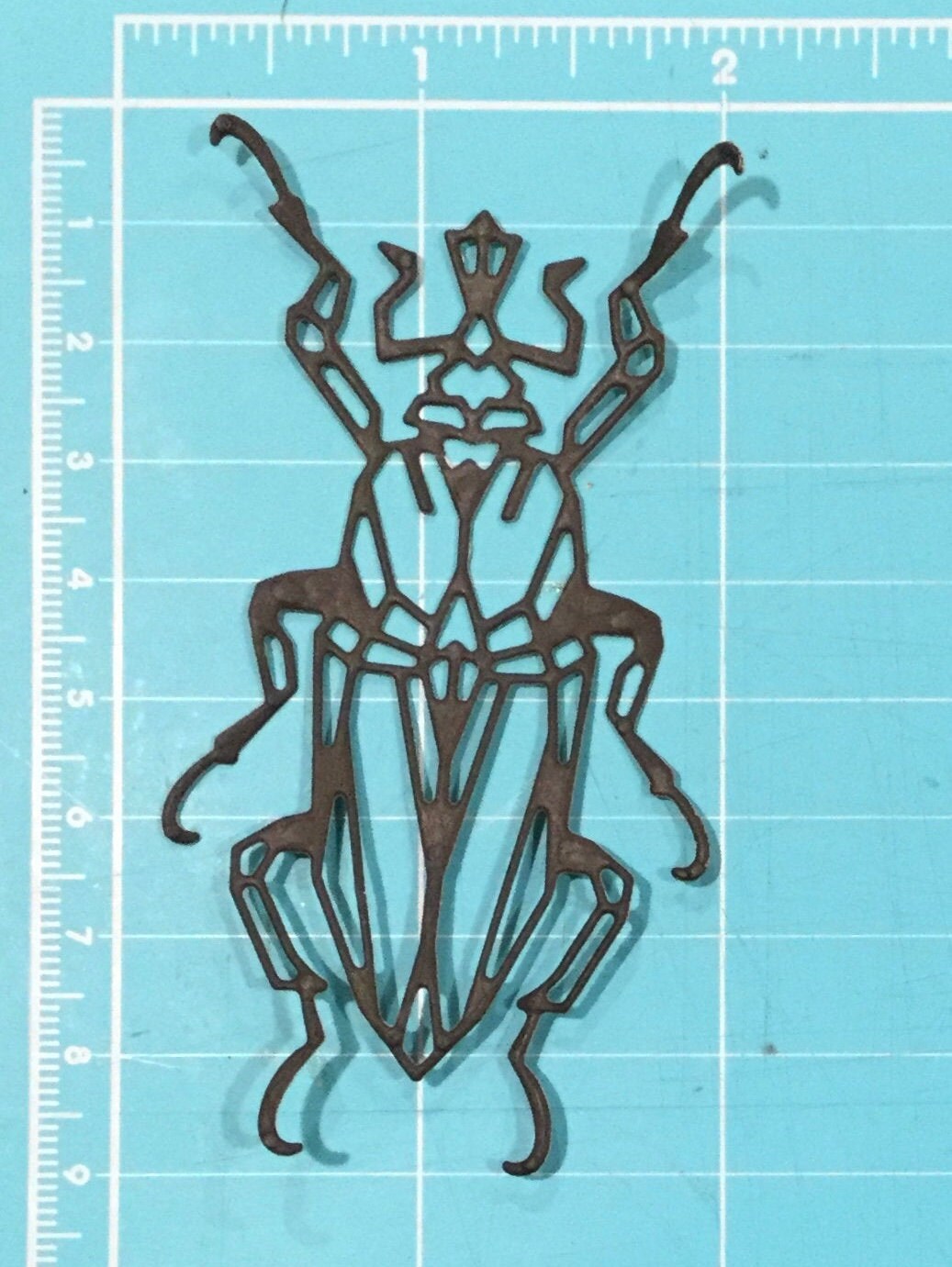 Tim Holtz Die Cuts Geo Insect Four Pieces Steampunk | Etsy