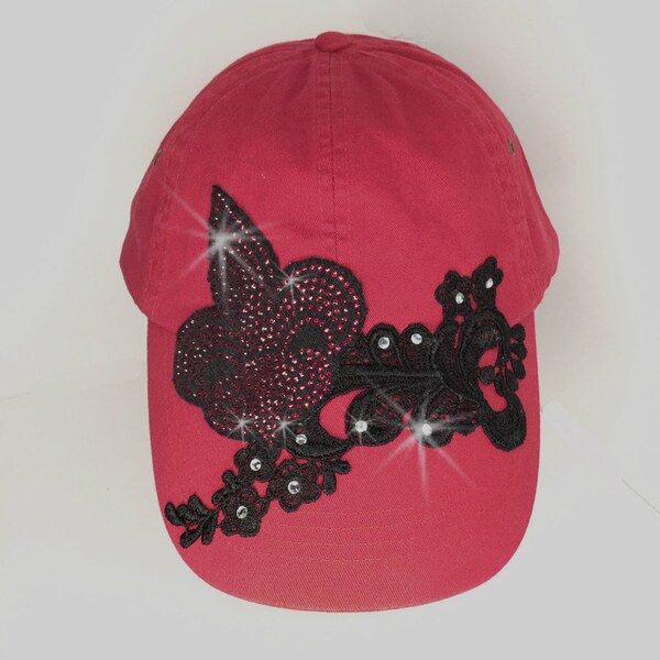 Rhinestone Cap - Etsy