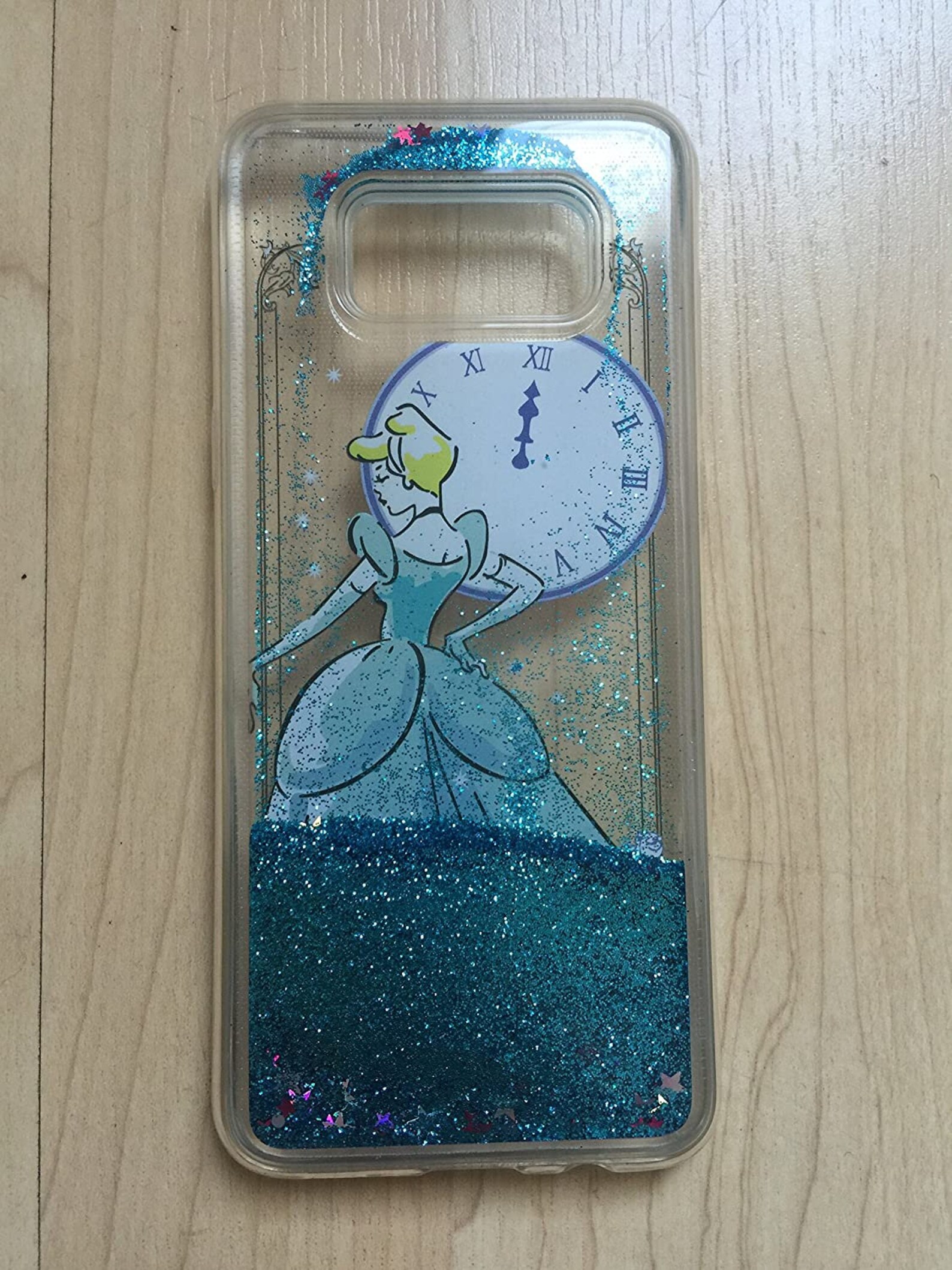 Princess Cinderella Bling Sparkle Liquid Glitter Quicksand Case for ...