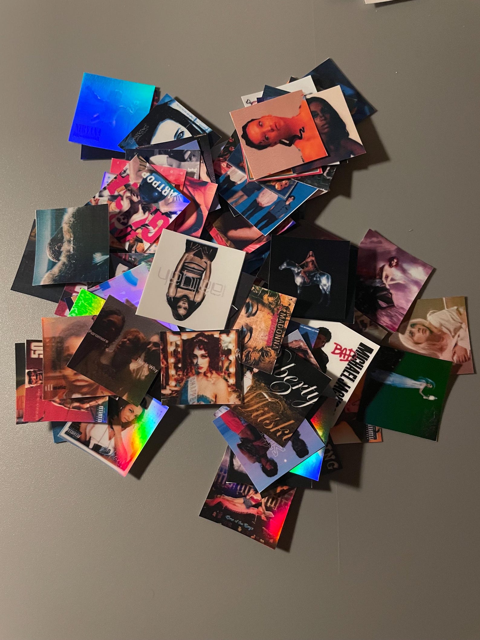 ALBUM COVERS RANDOM Selection/mystery Sticker Pack / Mini Album Cover ...