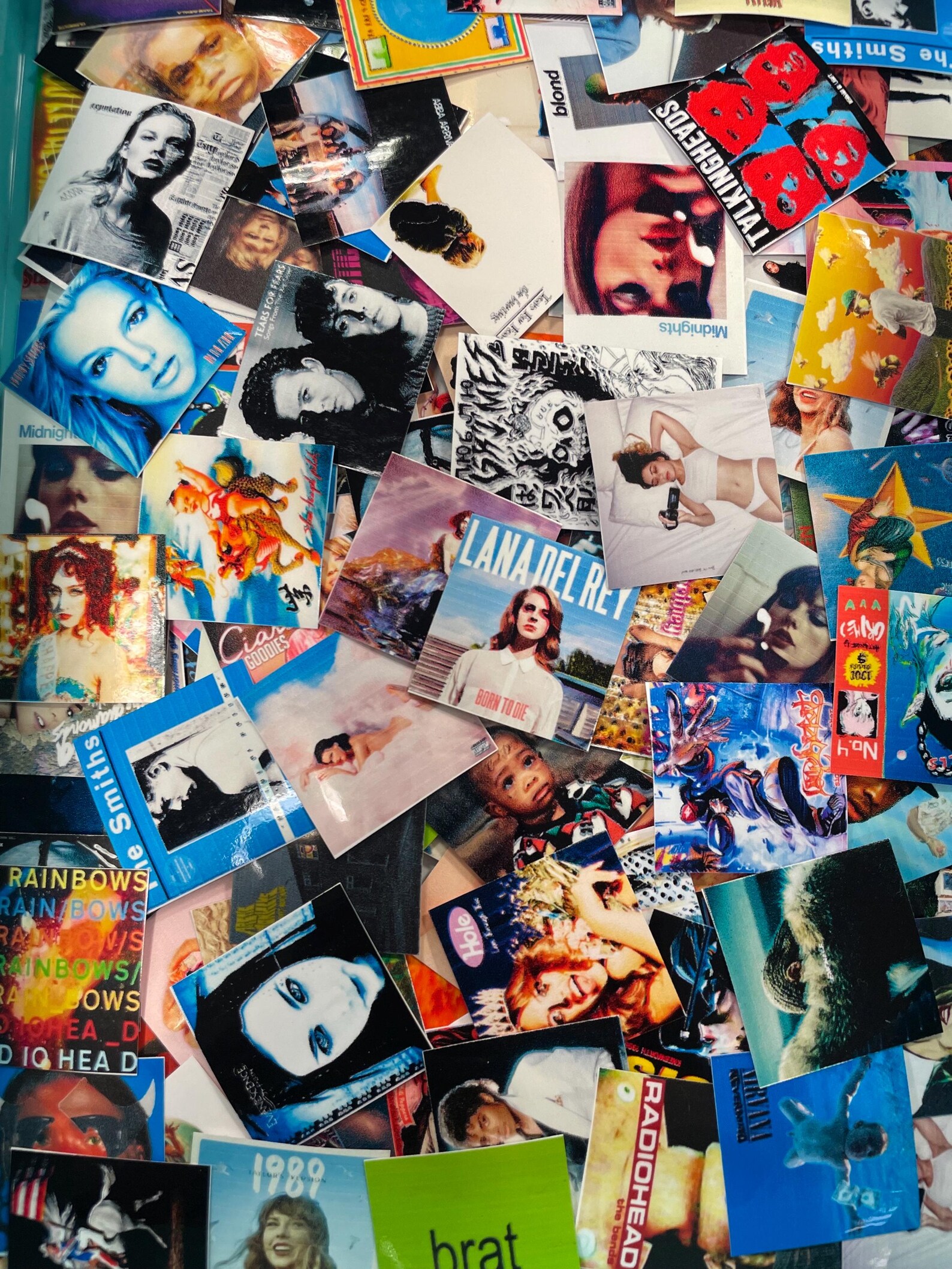 ALBUM COVERS RANDOM Selection/mystery Sticker Pack / Mini Album Cover ...