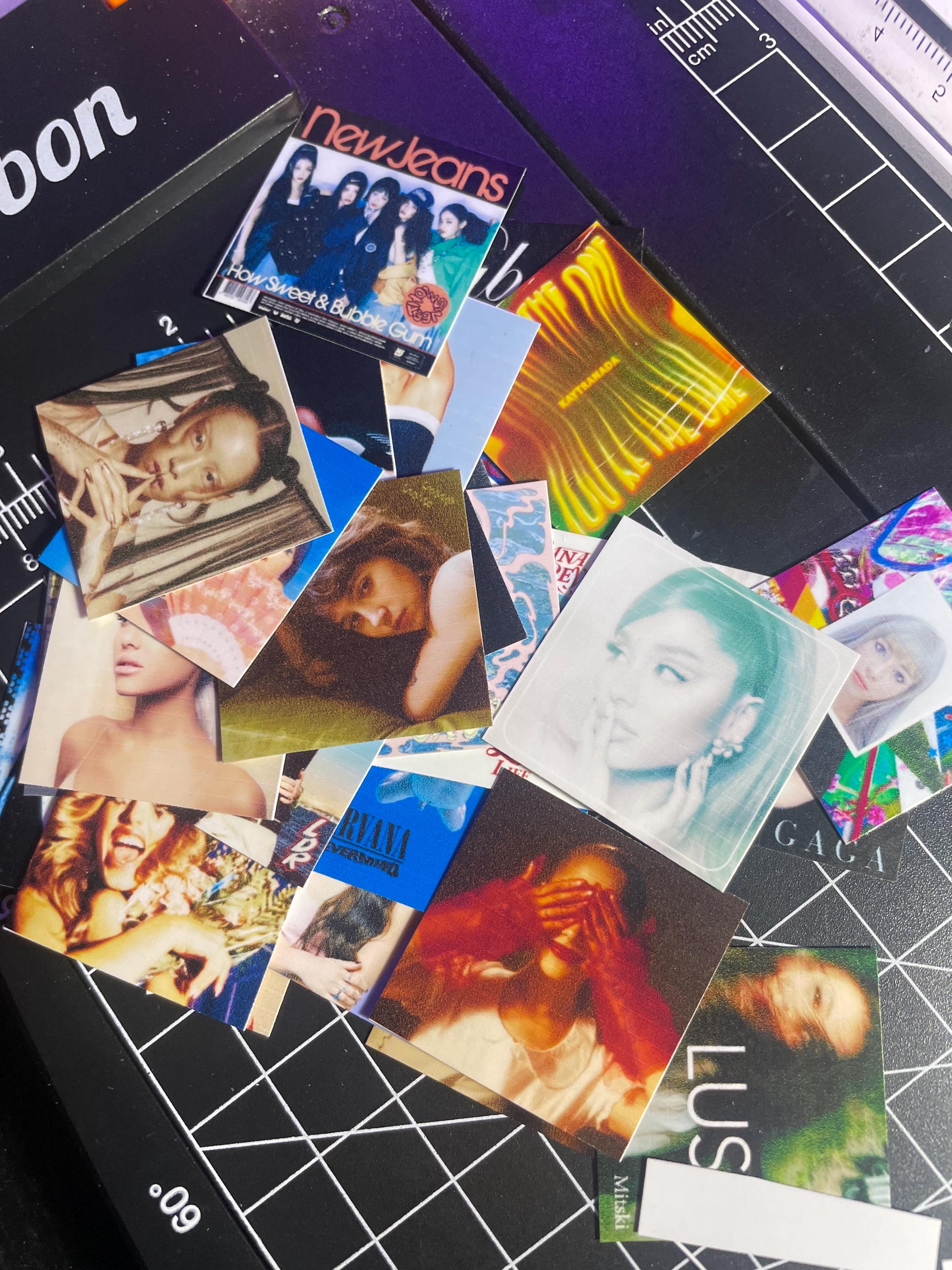 ALBUM COVERS RANDOM Selection/mystery Sticker Pack / Mini Album Cover ...
