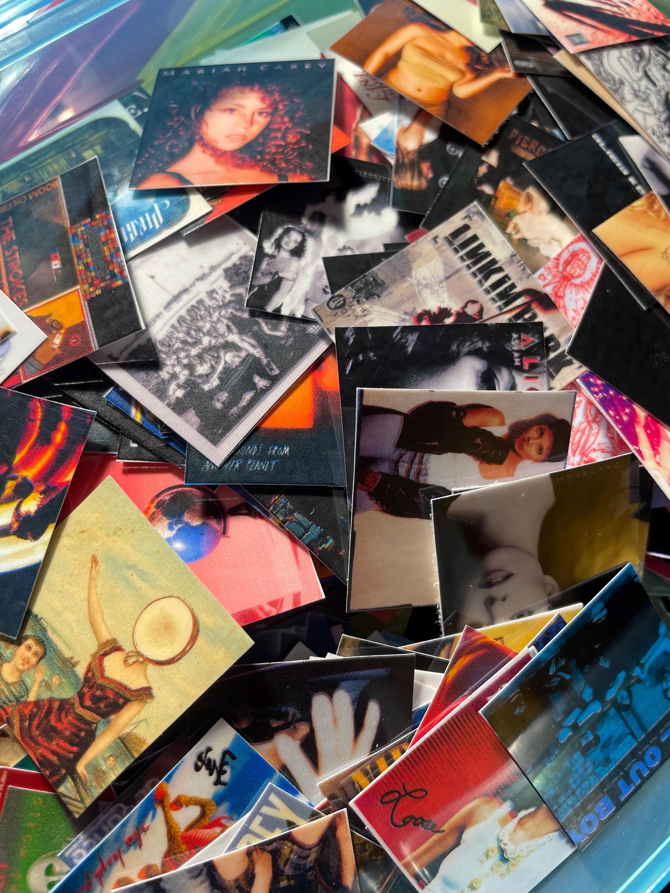 ALBUM COVERS RANDOM Selection/mystery Sticker Pack / Mini Album Cover ...