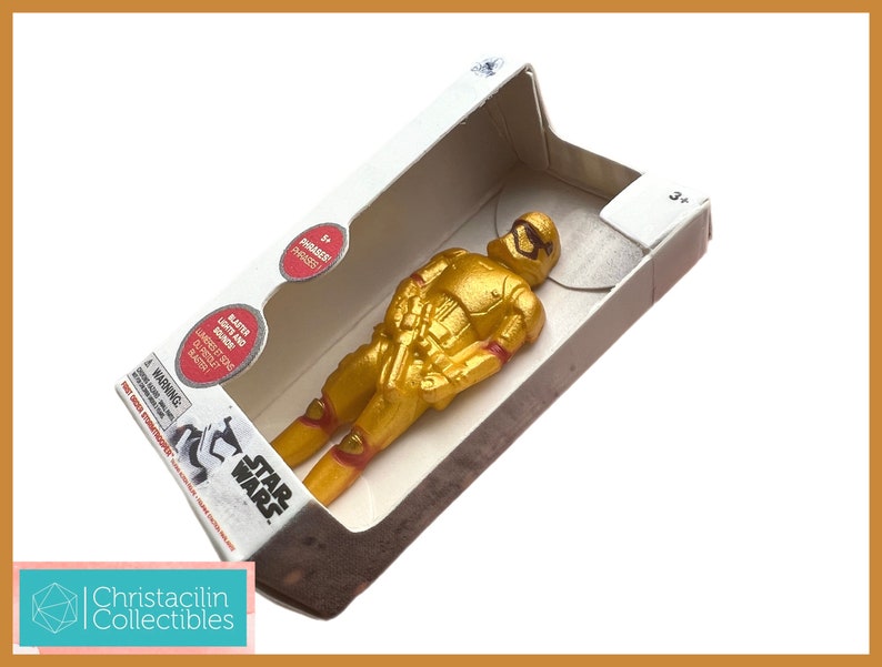 Mini Figure Tiny Ultra Rare GOLD Storm Trooper Star Wars - Etsy