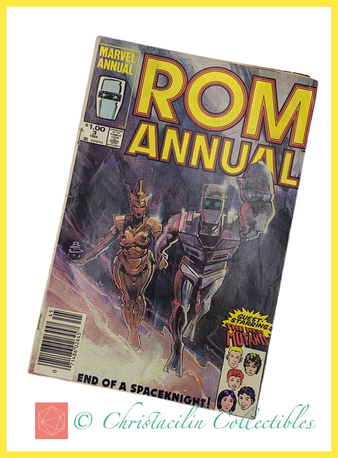 Vintage Comic ROM Annual 1983 Vol 1 No. 3 - Etsy New Zealand