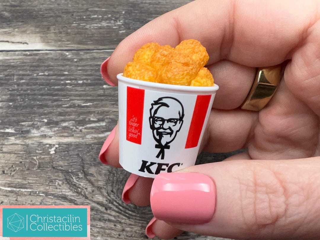 Mini Figure | Traditional KFC Crispy Fried Chicken Bucket - Etsy