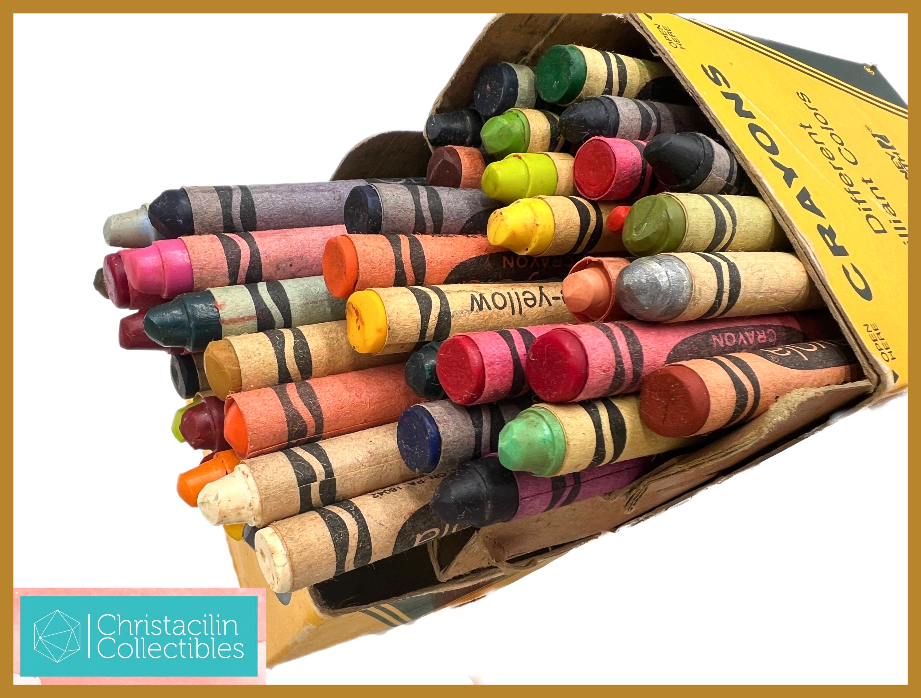 Vintage Toy 1985 Crayola Crayon Box - Etsy