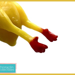 Mini Figure| Tiny "rubber Chicken" Hard Vinyl Plastic Replica for ...