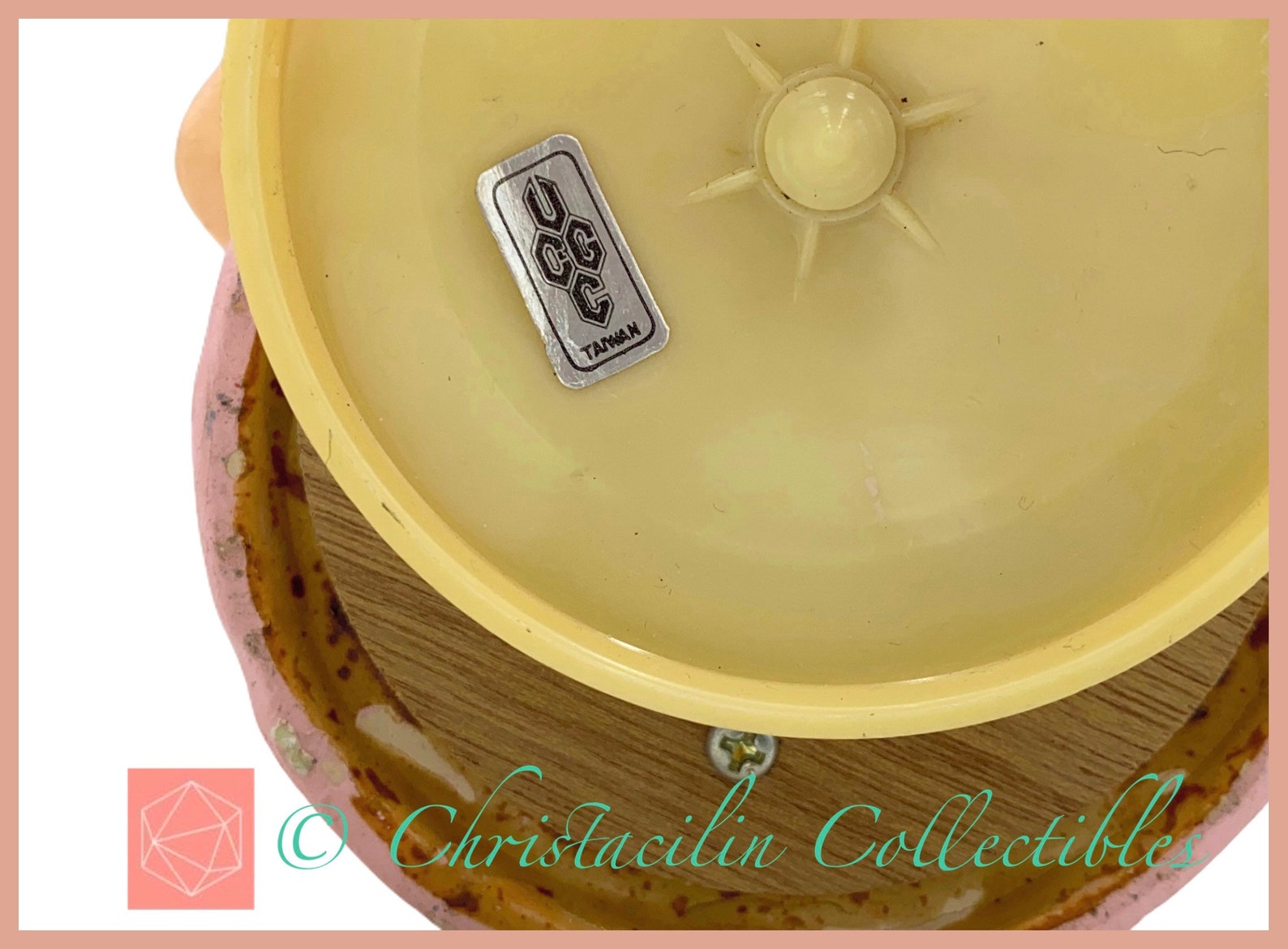 Vintage Music Box 1970's Girl in Pink UC&GC - Etsy